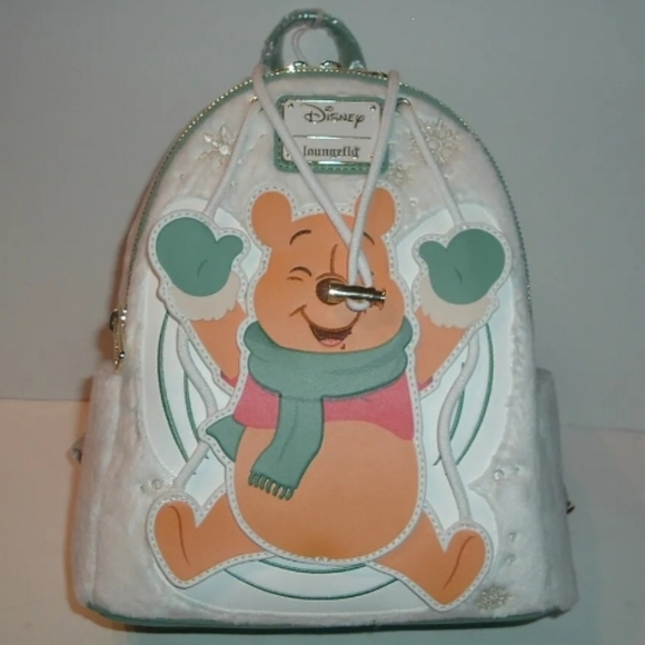Loungefly | Bags | Loungefly Disneywinnie The Pooh Snow Angel Mini ...